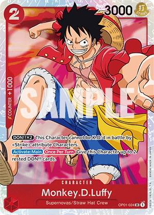[Single] OP01-024 (PRB01) Monkey.D.Luffy – Club del Goblin