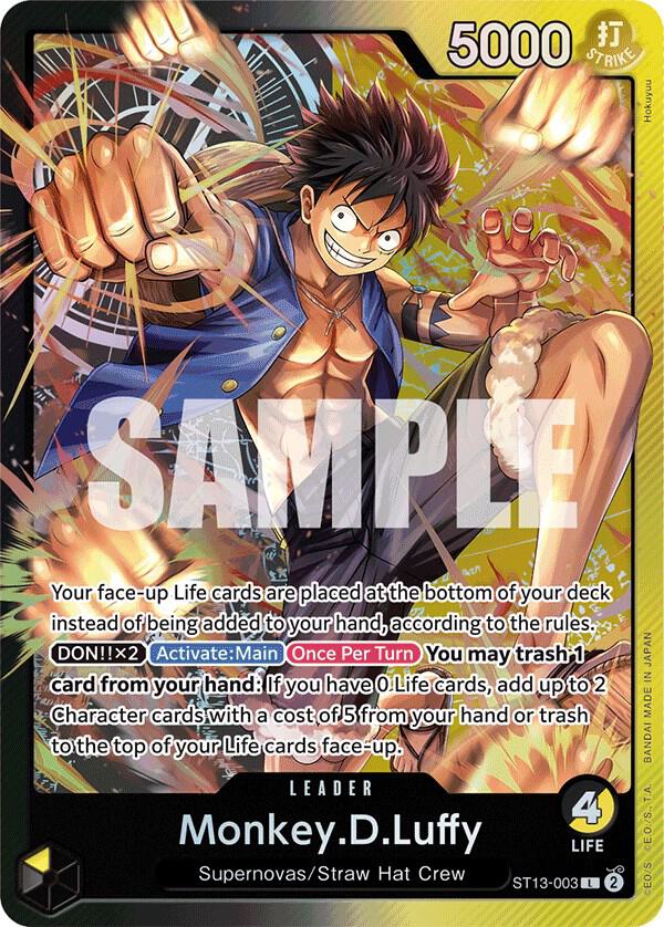 [Single] ST13-003 Monkey.D.Luffy – Club del Goblin