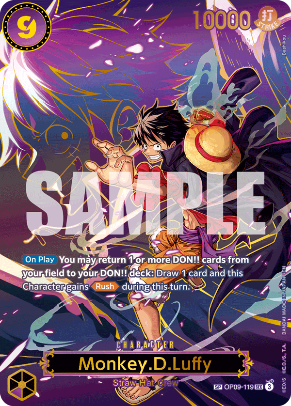 [Single] OP09-119 Monkey.D.Luffy SP (OP13) – Club del Goblin