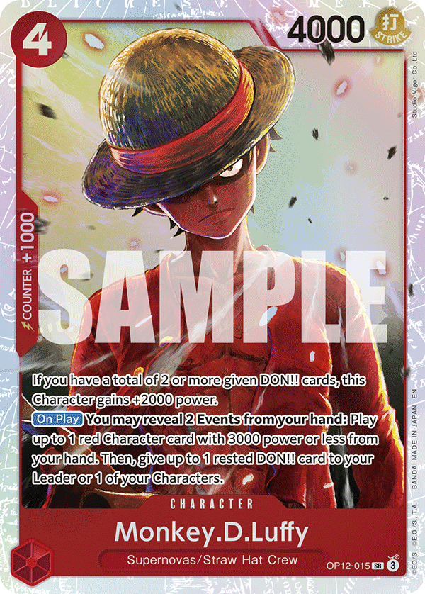 [Single] OP12-015 Monkey.D.Luffy – Club del Goblin